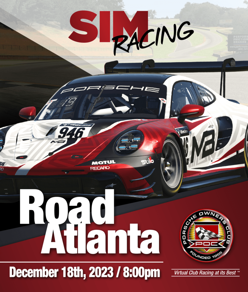Sim Racing YouTube Events - Porsche Owners Club
